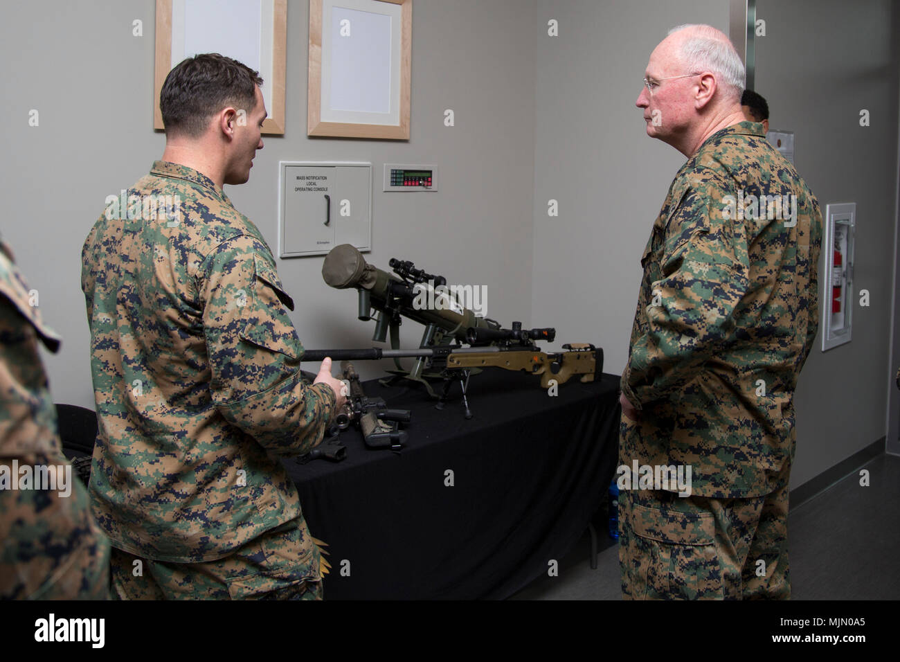 U.S. Marine Corps Lt. Gen. James B. Laster, Director of the Marine ...
