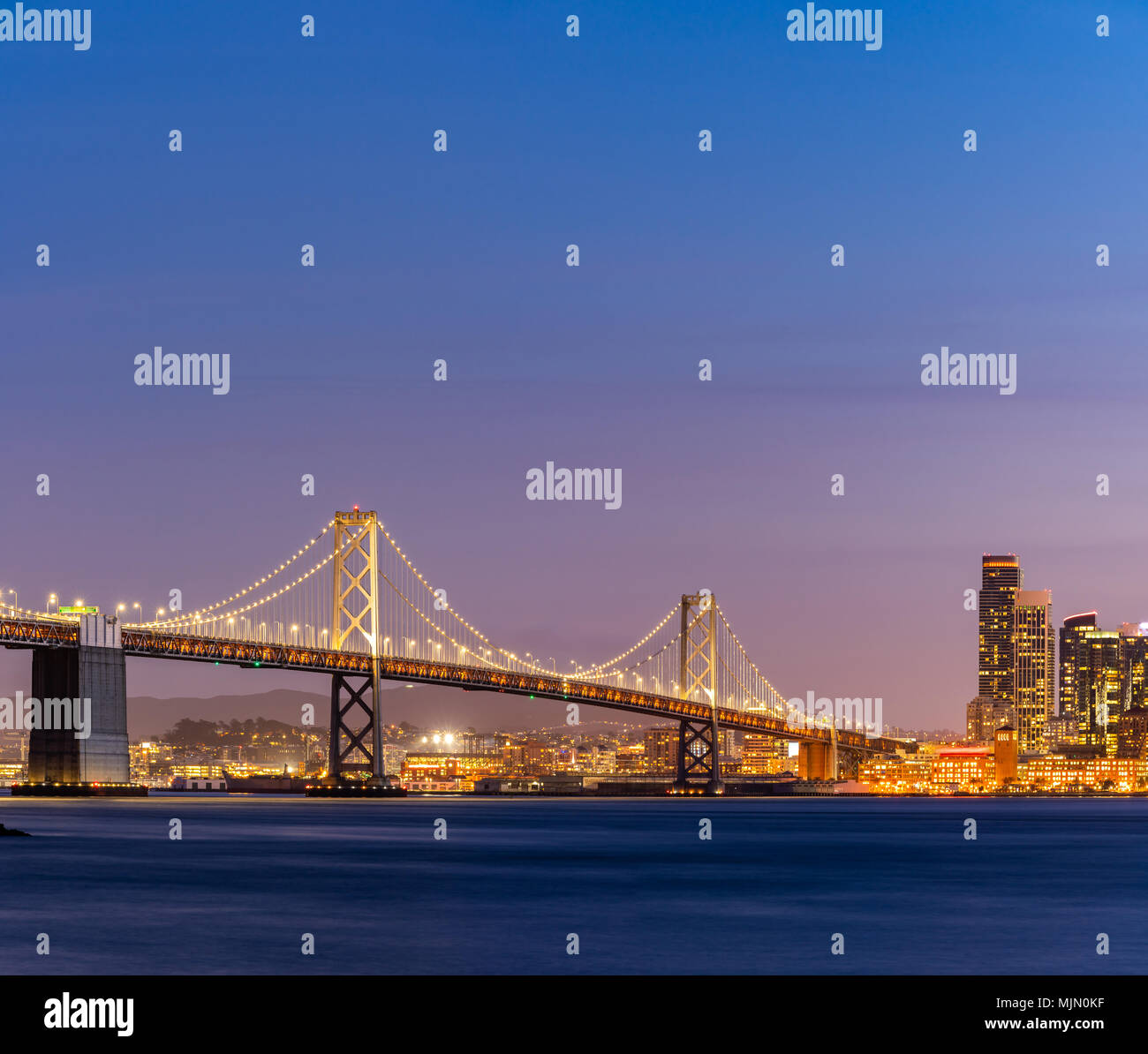 Financial district oakland bay bridge background san francisco hi-res ...