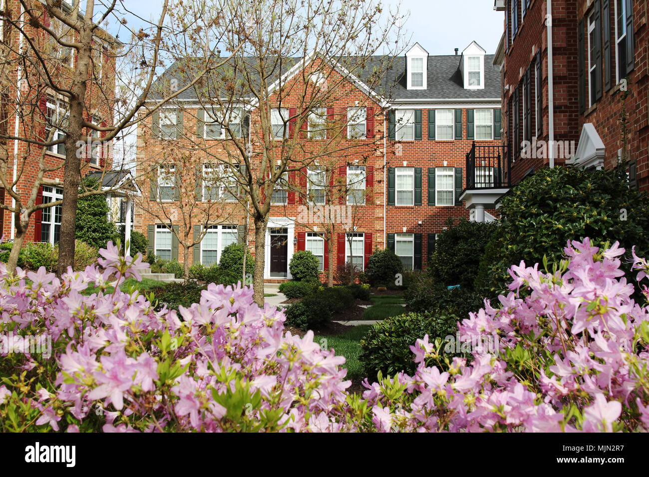 Residential suburbs not aerial hi-res stock photography and images - Alamy
