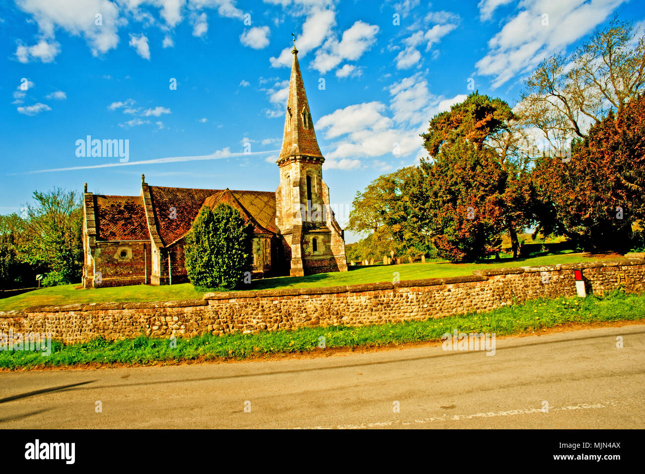 St Stephens Church, Aldwark, North Yorkshire Stock Photo - Alamy