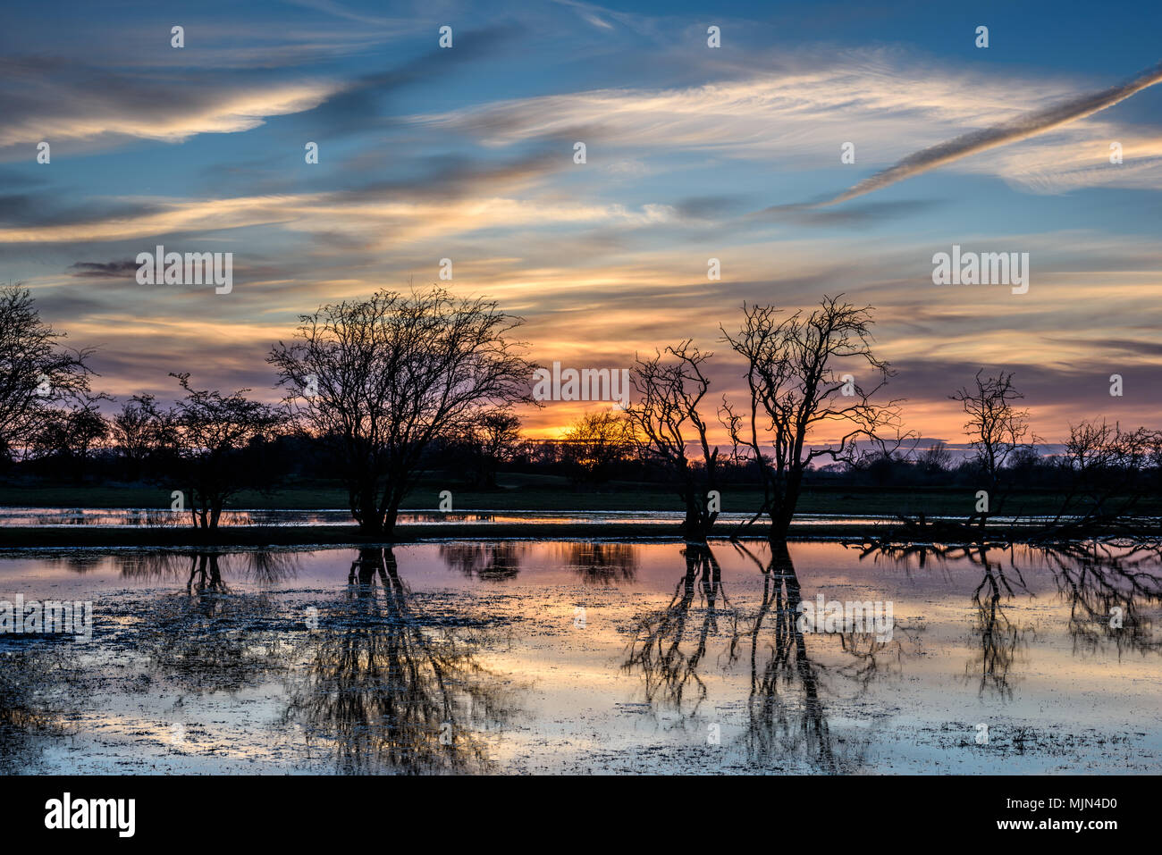 Cloudy sunset in cumbria hi-res stock photography and images - Alamy