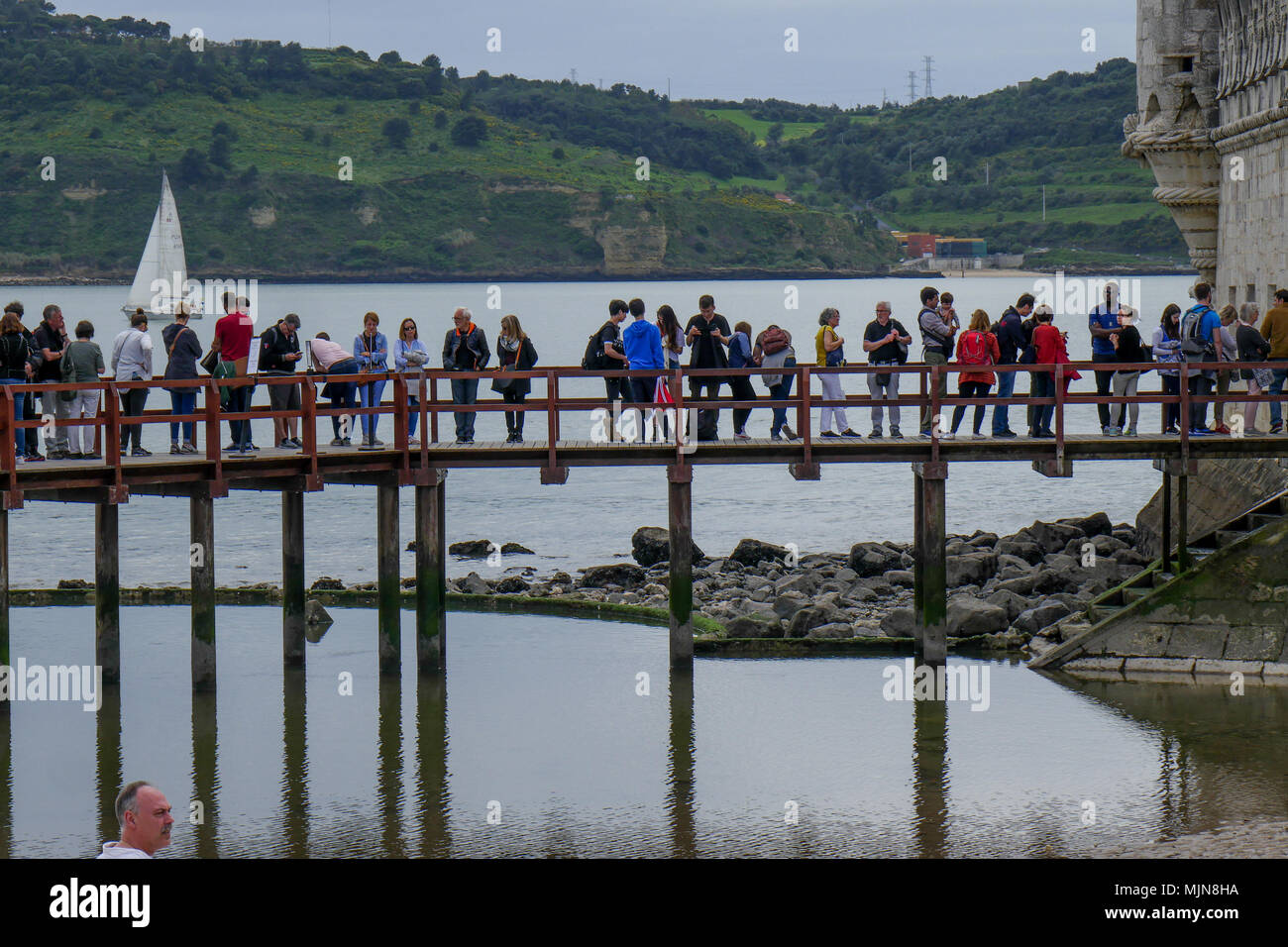 Belem tower visit hi-res stock photography and images - Alamy