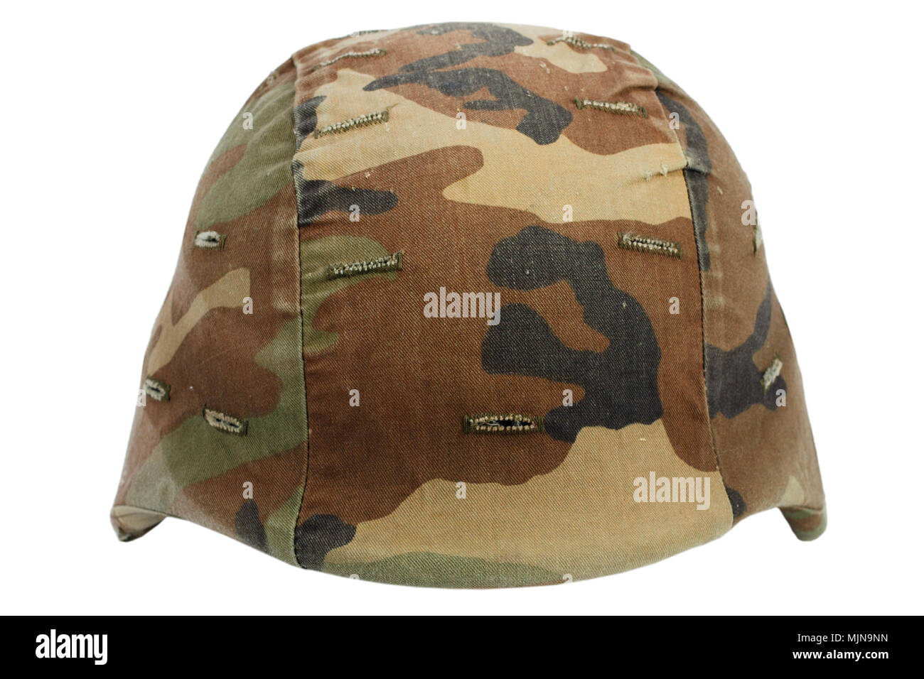 us army kevlar helmet with camouflaged cover isolated on white Stock ...