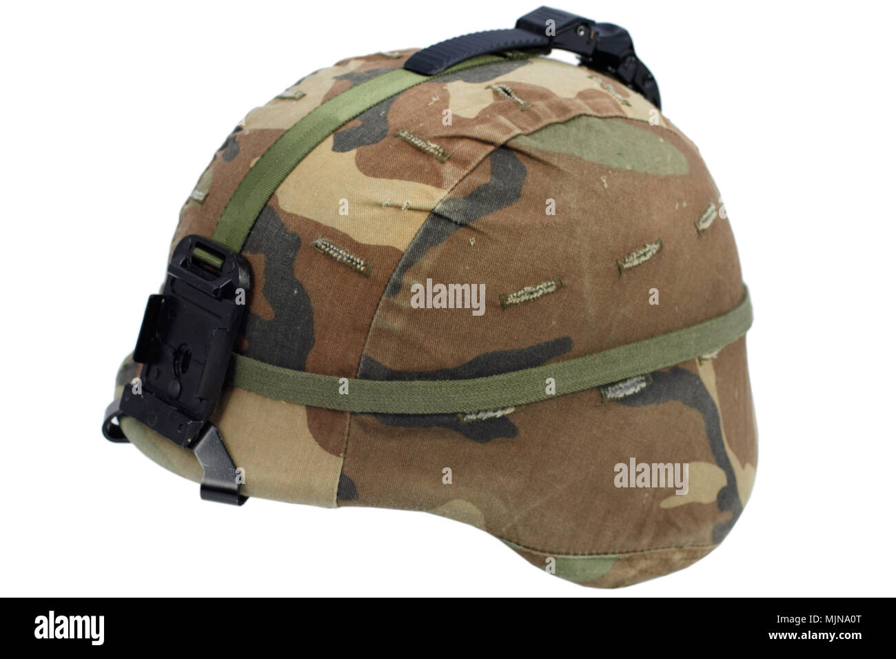 us army kevlar helmet with night vision mount isolated on white Stock ...