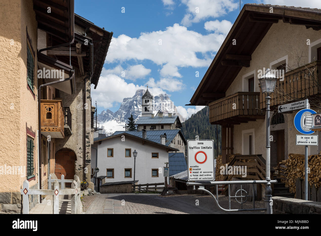 Colle Santa Lucia, Province of Belluno, Dolomites, Italy Stock Photo ...