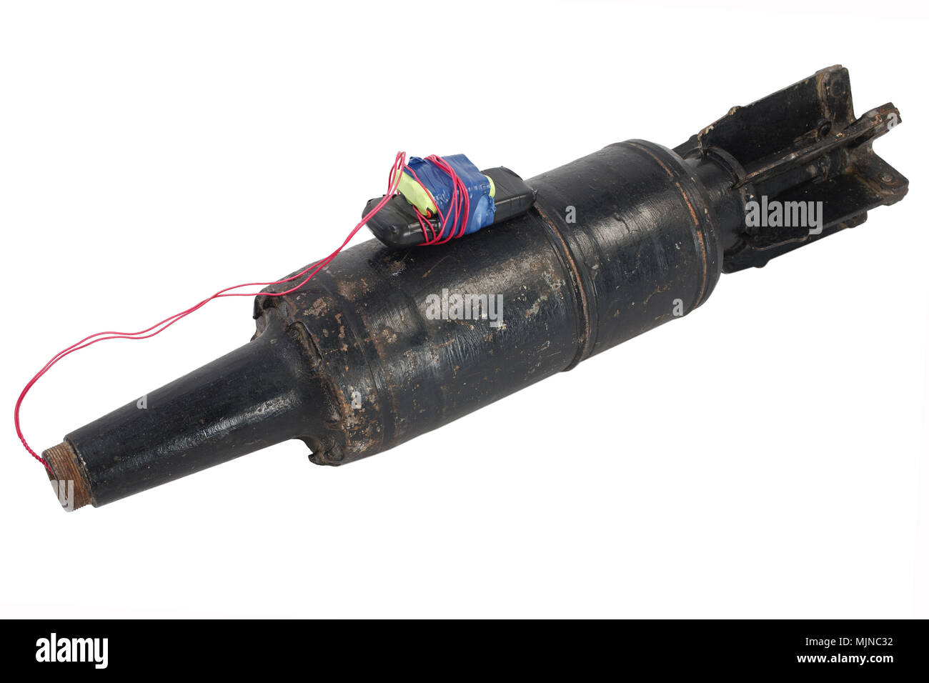IED (improvised explosive device) with 125mm USSR Tank HEAT Projectile ...