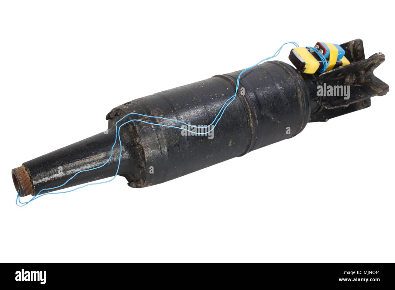 IED (improvised explosive device) with 125mm USSR Tank HEAT Projectile ...