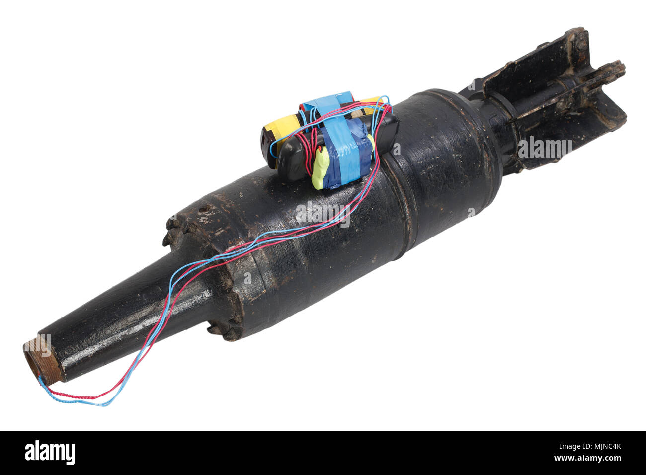 IED (improvised explosive device) with 125mm USSR Tank HEAT Projectile ...