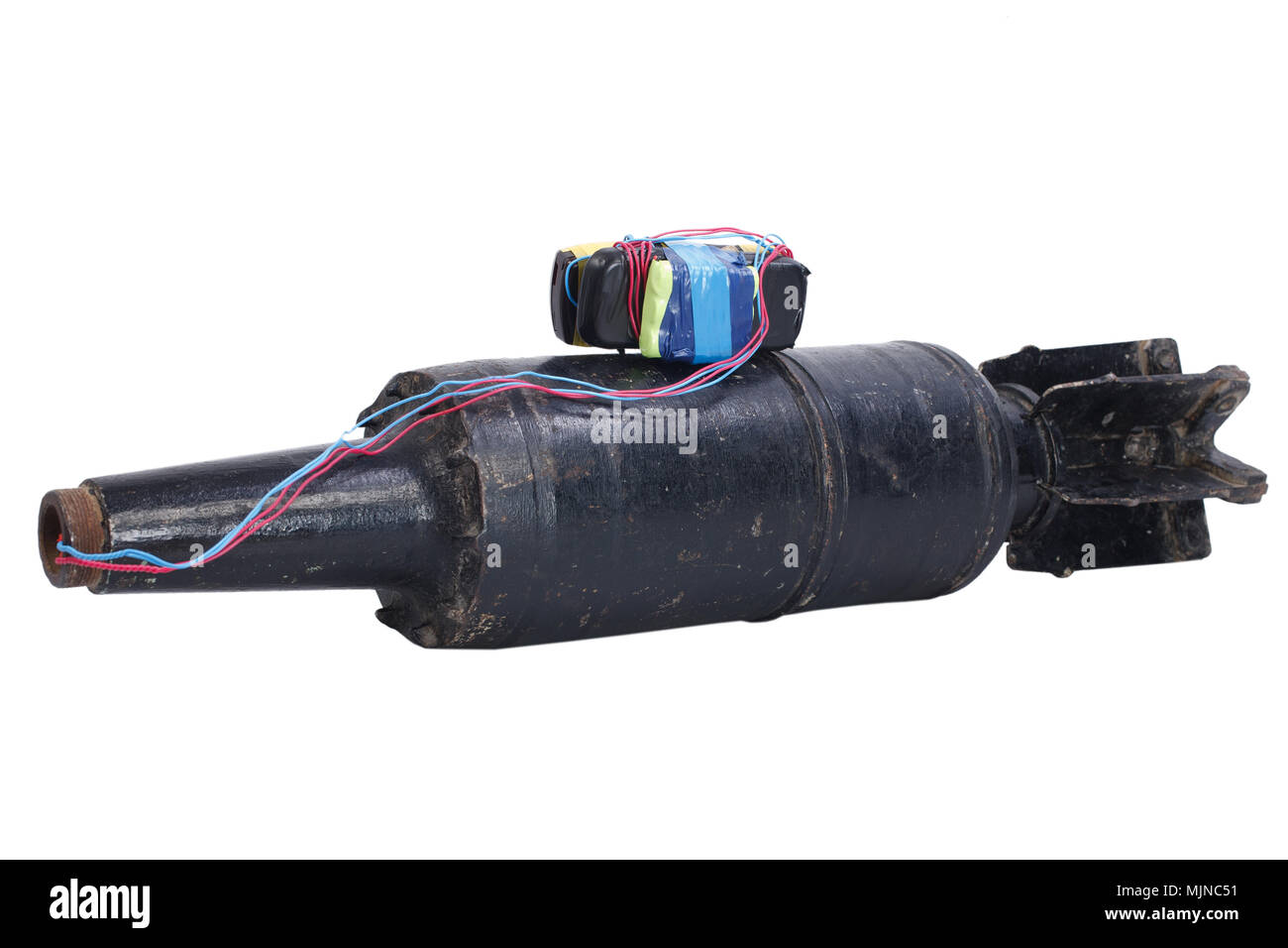 IED (improvised explosive device) with 125mm USSR Tank HEAT Projectile ...