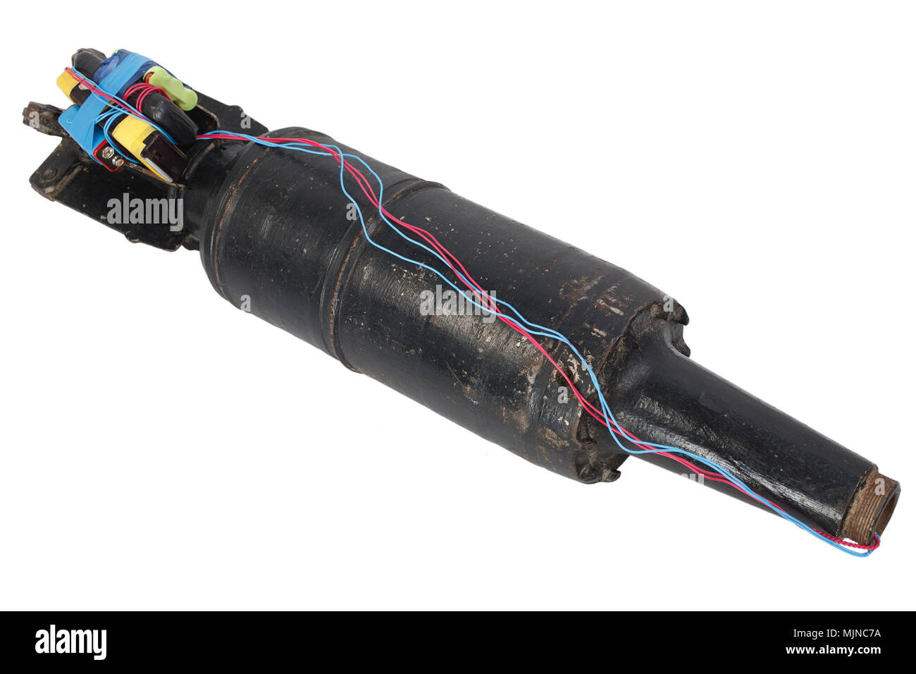 IED (improvised explosive device) with 125mm USSR Tank HEAT Projectile ...