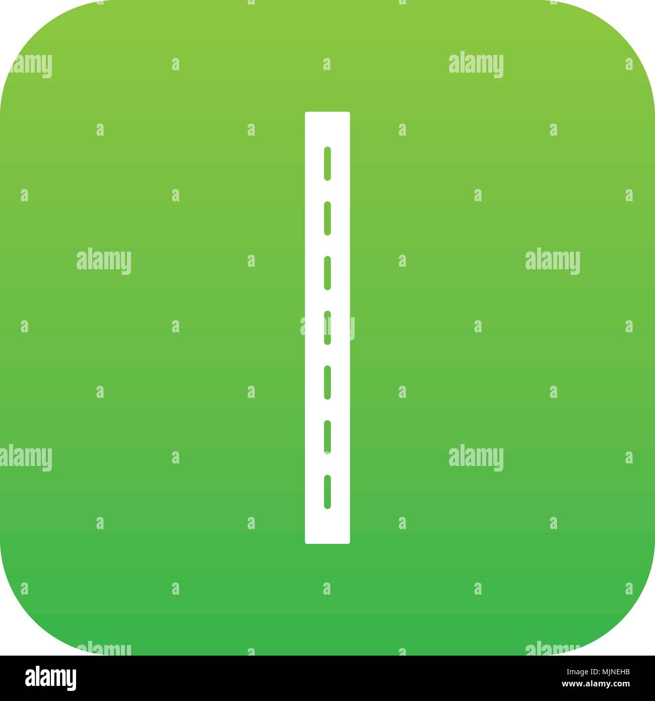 Single-lane road icon green vector Stock Vector Image & Art - Alamy