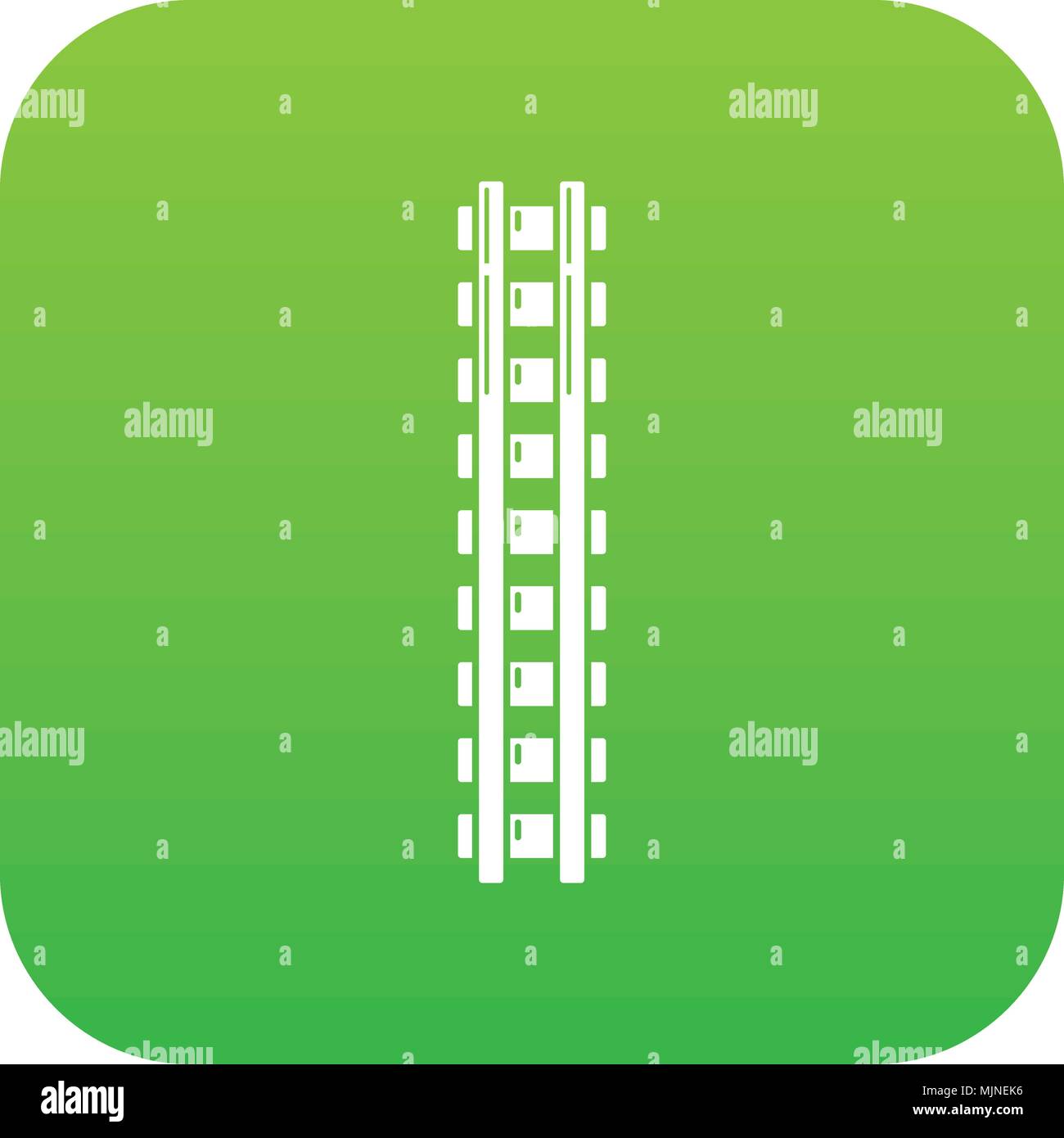 Railway icon green vector Stock Vector Image & Art - Alamy