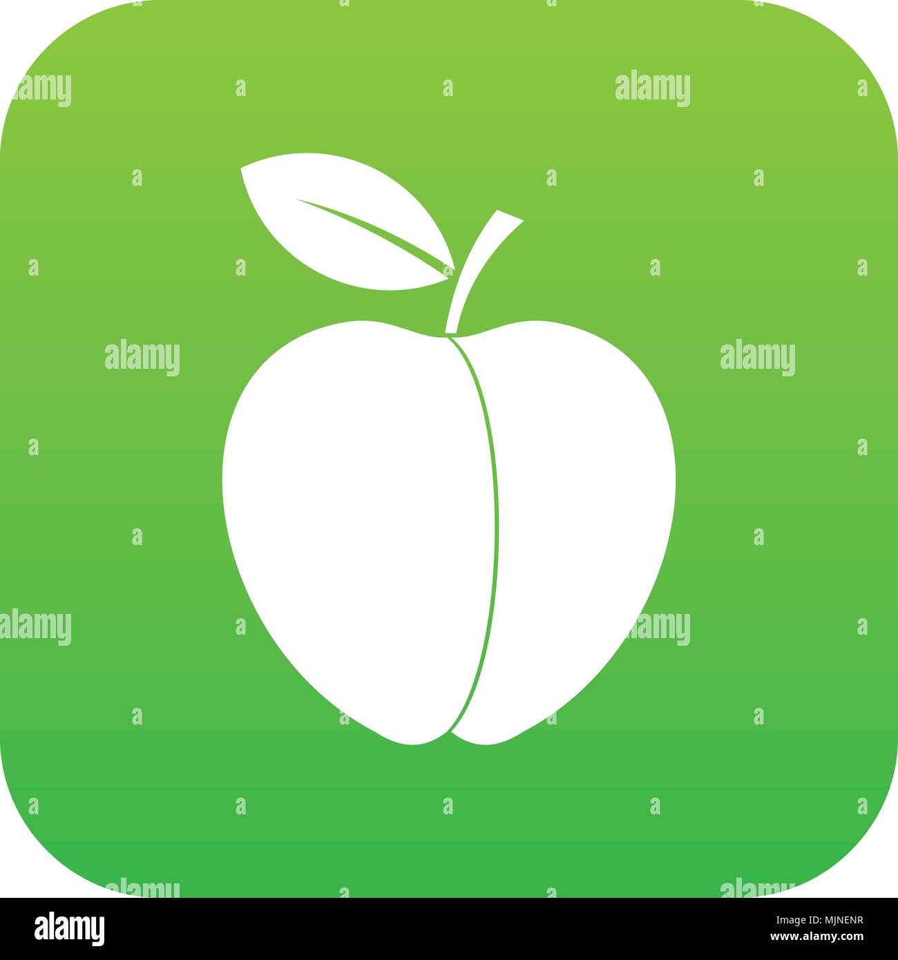 Apple icon digital green Stock Vector Image & Art - Alamy