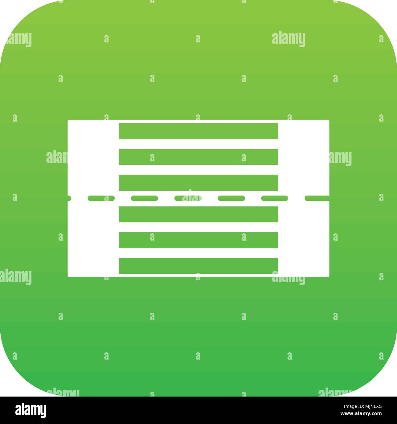 Crosswalk icon green vector Stock Vector Image & Art - Alamy