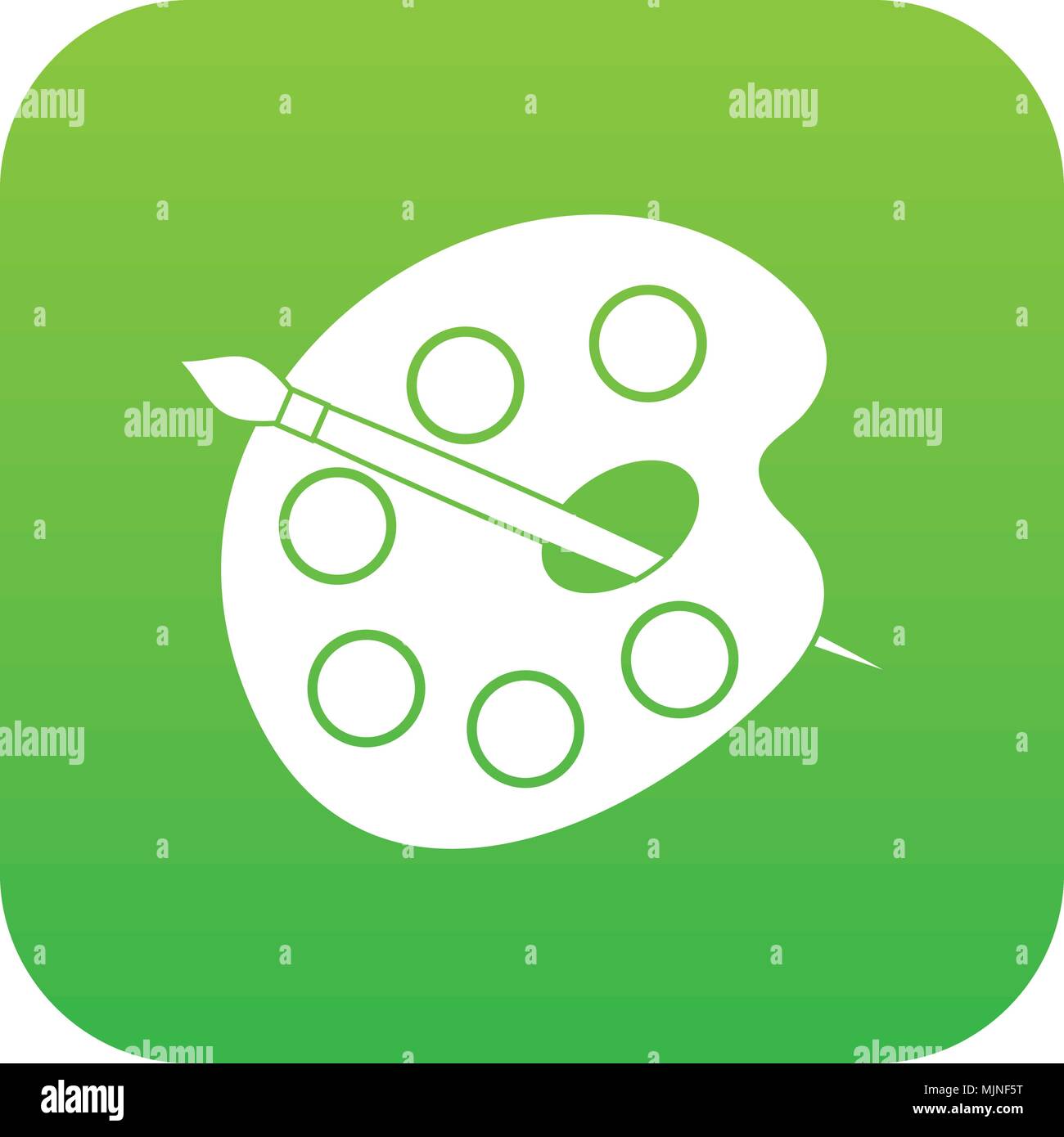 Palette icon digital green Stock Vector Image & Art - Alamy