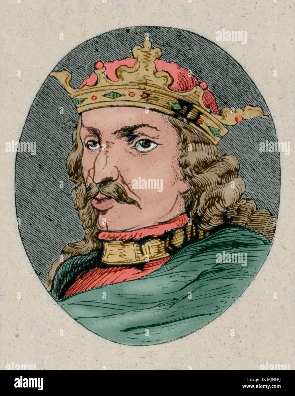 Henry IV (Valladolid, 1425-Madrid, 1474). King of Castile (1454-1474 ...