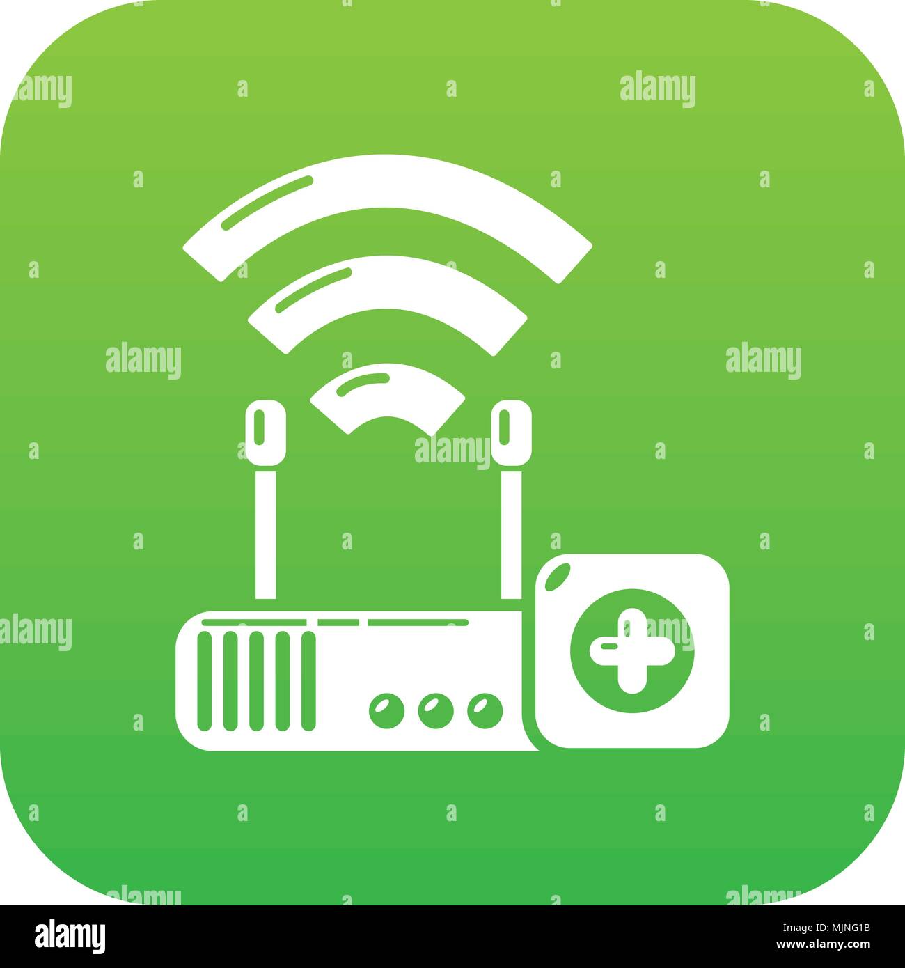 Router repair icon green vector Stock Vector Image & Art - Alamy