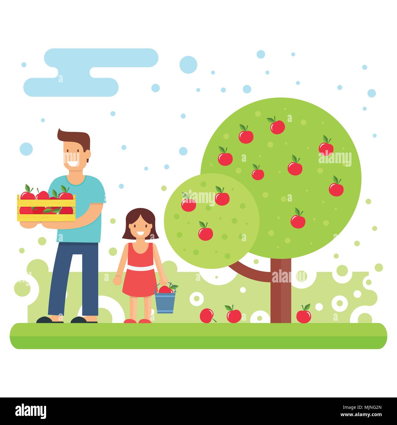 Garden team Stock Vector Images - Alamy