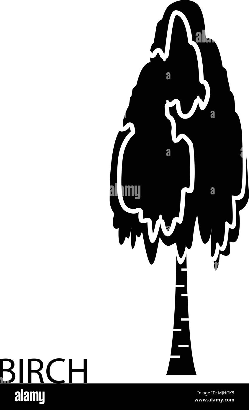 Birch icon, simple style Stock Vector Image & Art - Alamy