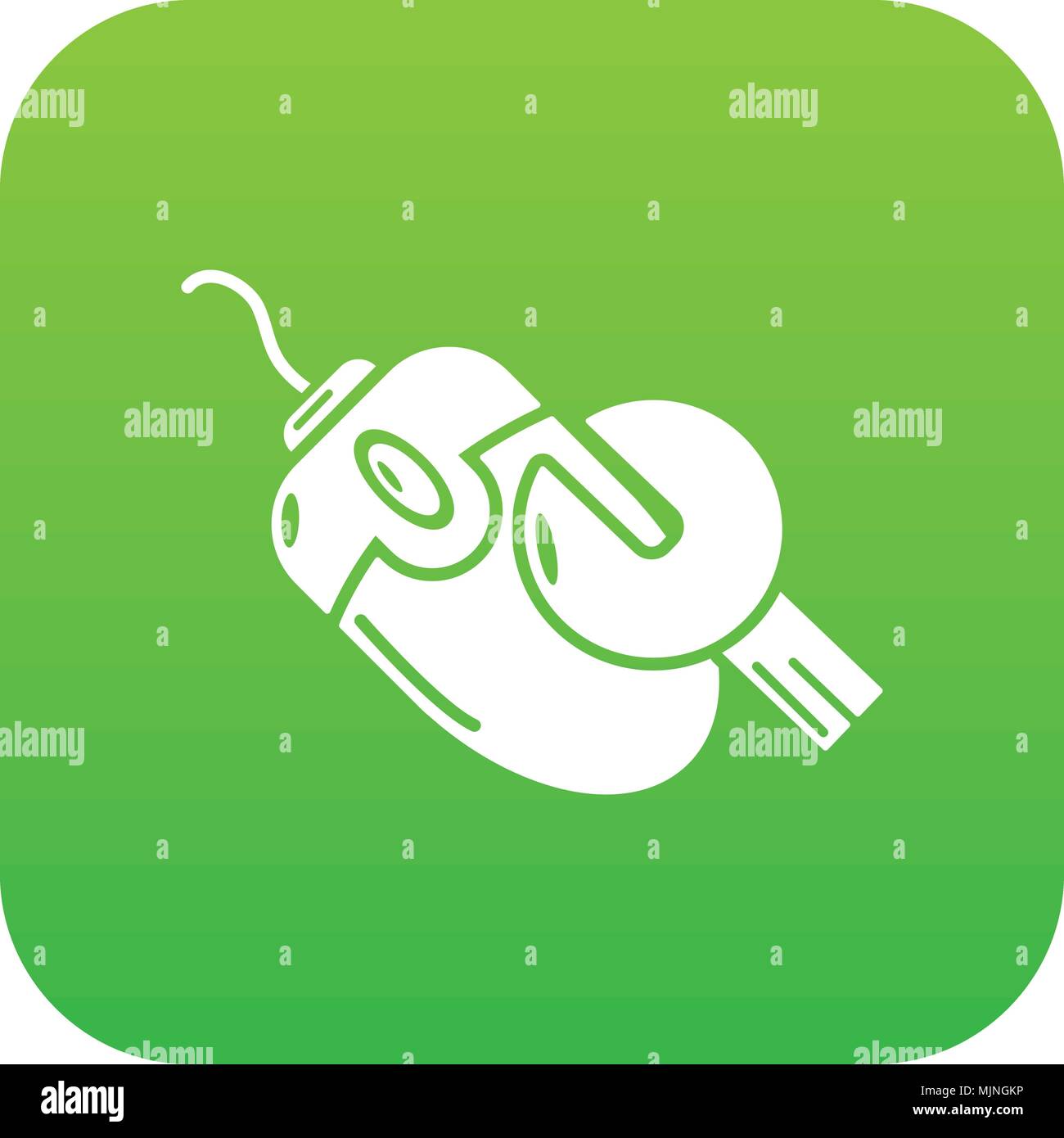 Computer mouse repair icon green vector Stock Vector Image & Art - Alamy