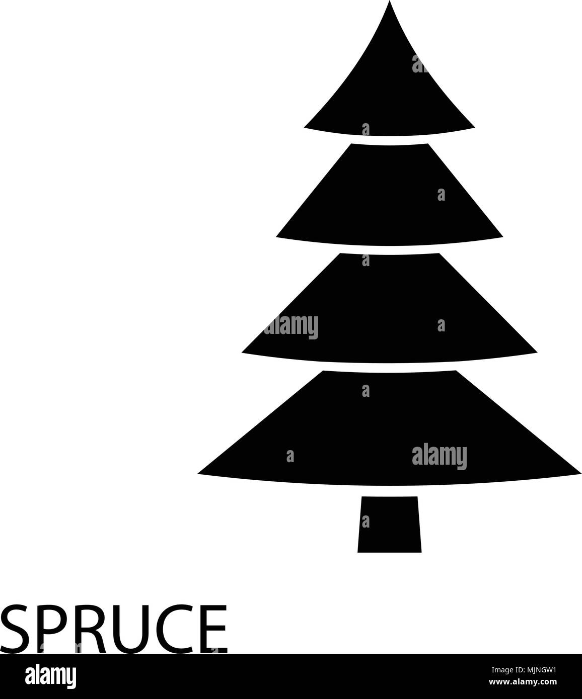 Spruce icon, simple style Stock Vector Image & Art - Alamy