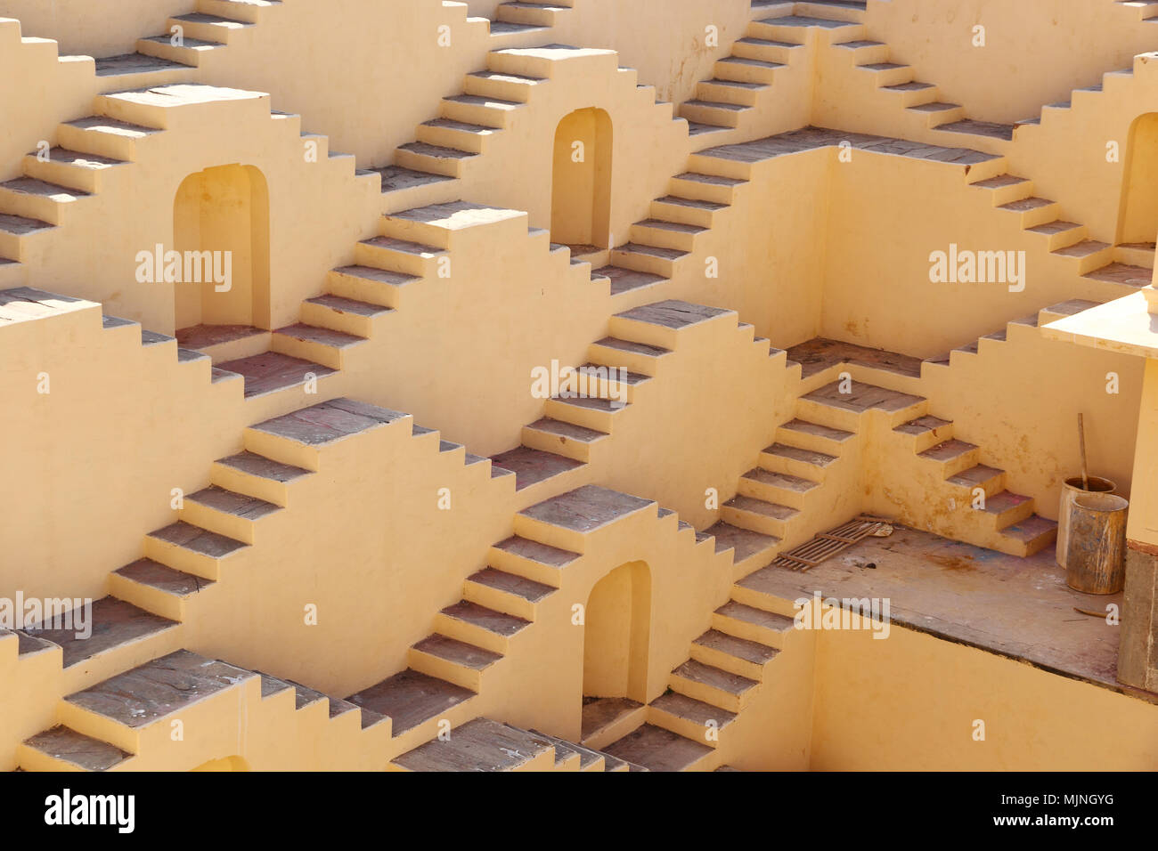 Step well in Amber, India Stock Photo - Alamy