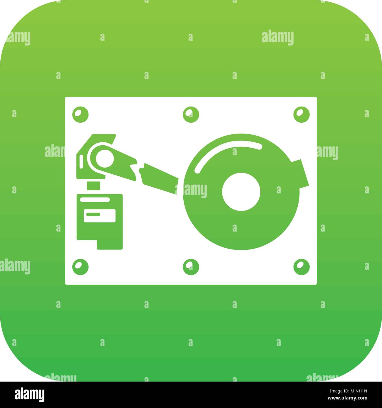 Broken technology icon green vector Stock Vector Image & Art - Alamy