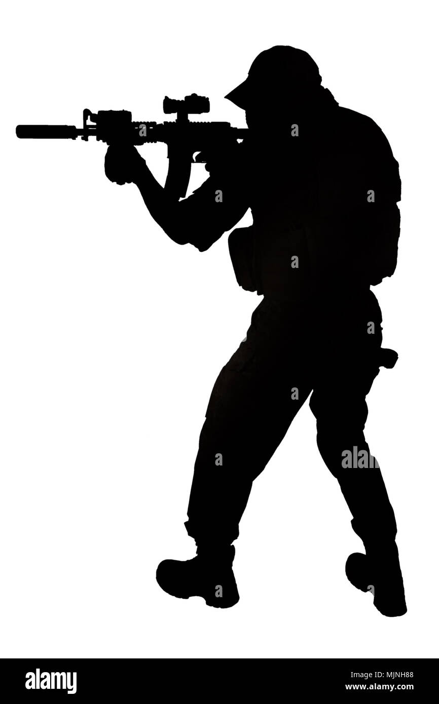Soldier American Silhouette Stock Photos & Soldier American Silhouette ...