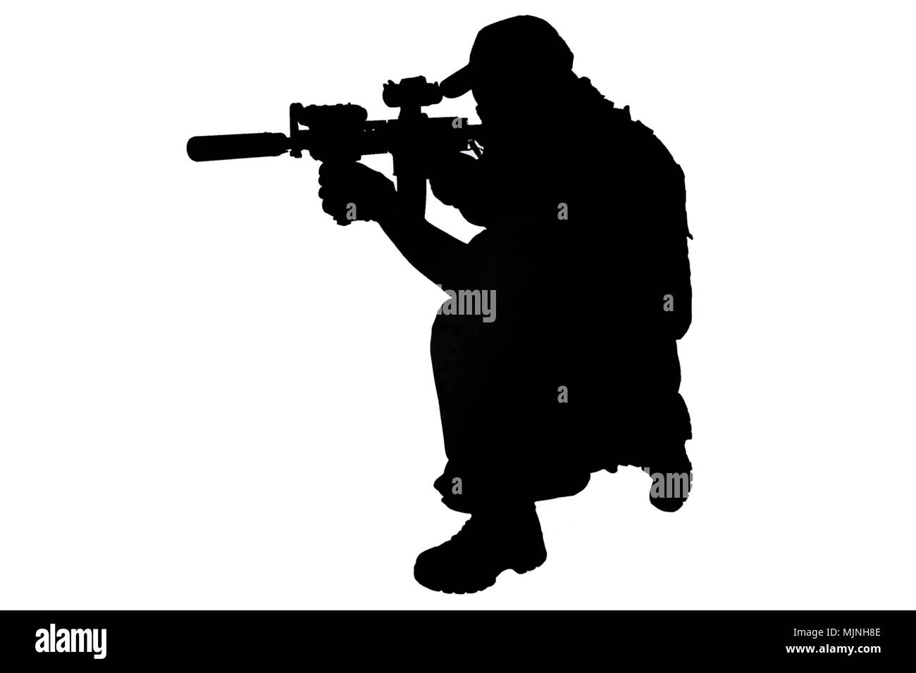 Soldier American Silhouette Stock Photos & Soldier American Silhouette ...