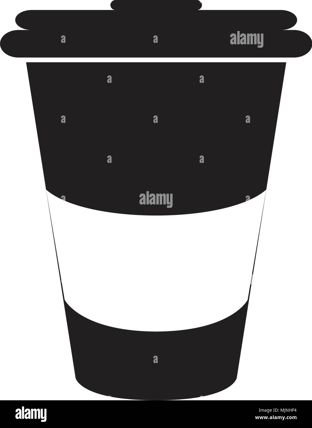 Isolated coffee plastic cup icon Stock Vector Image & Art - Alamy