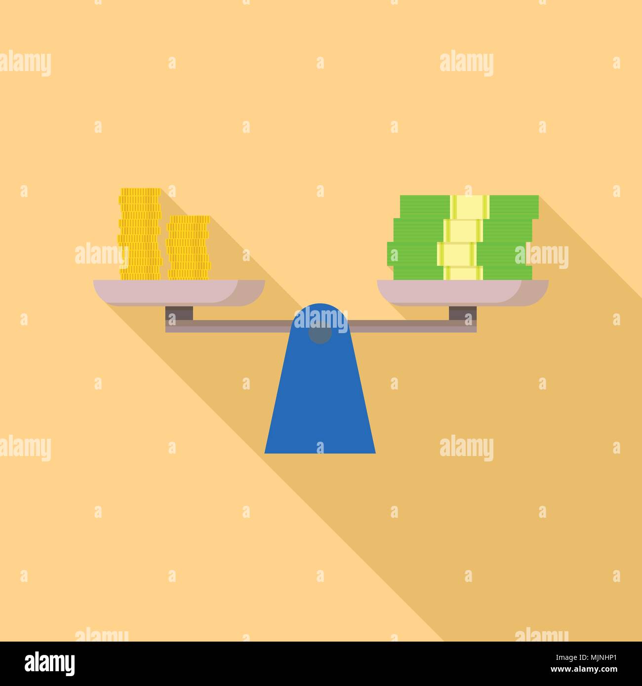 Money balance icon, flat style Stock Vector Image & Art - Alamy