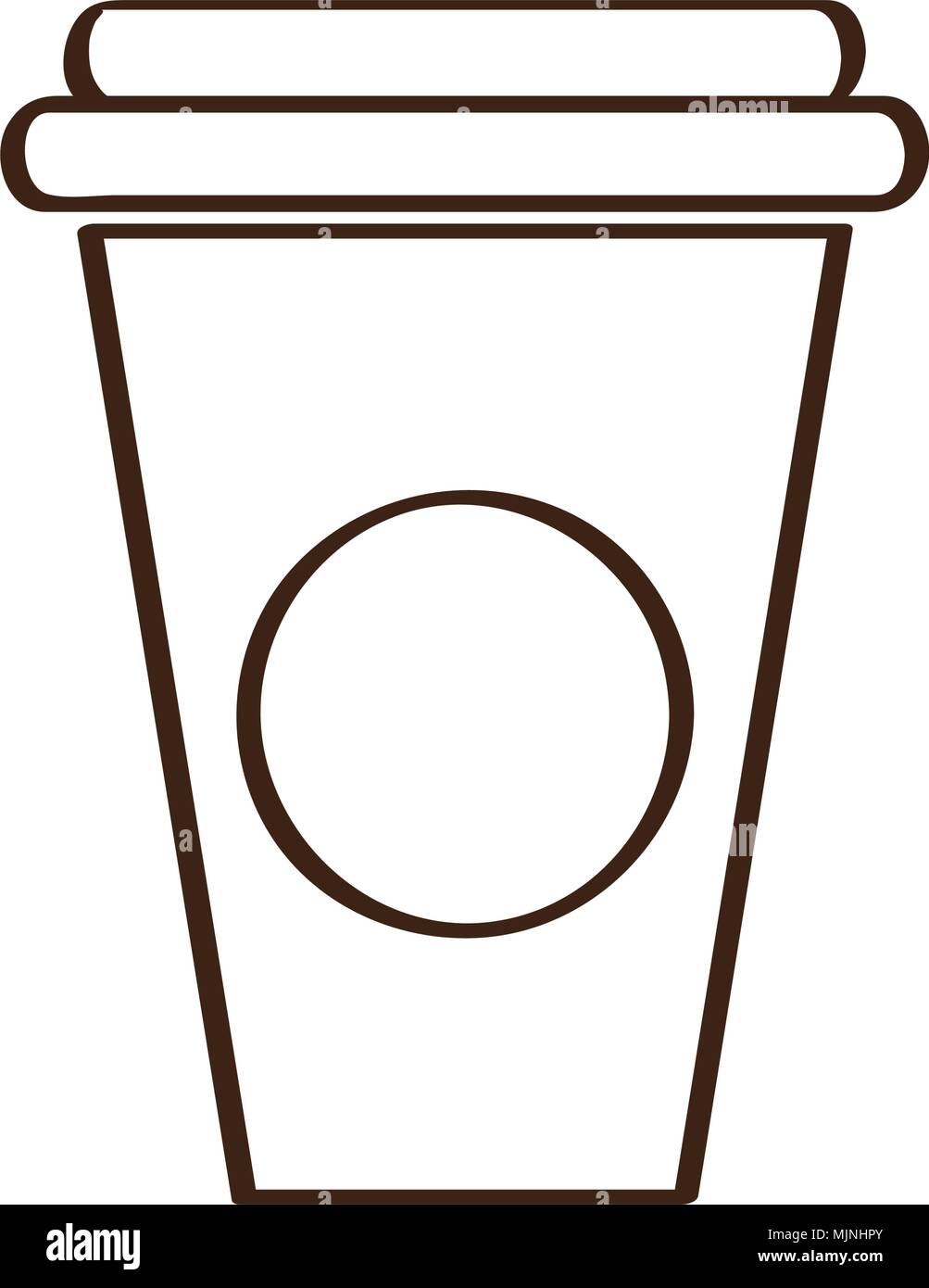 Isolated plastic cup icon Stock Vector Image & Art - Alamy