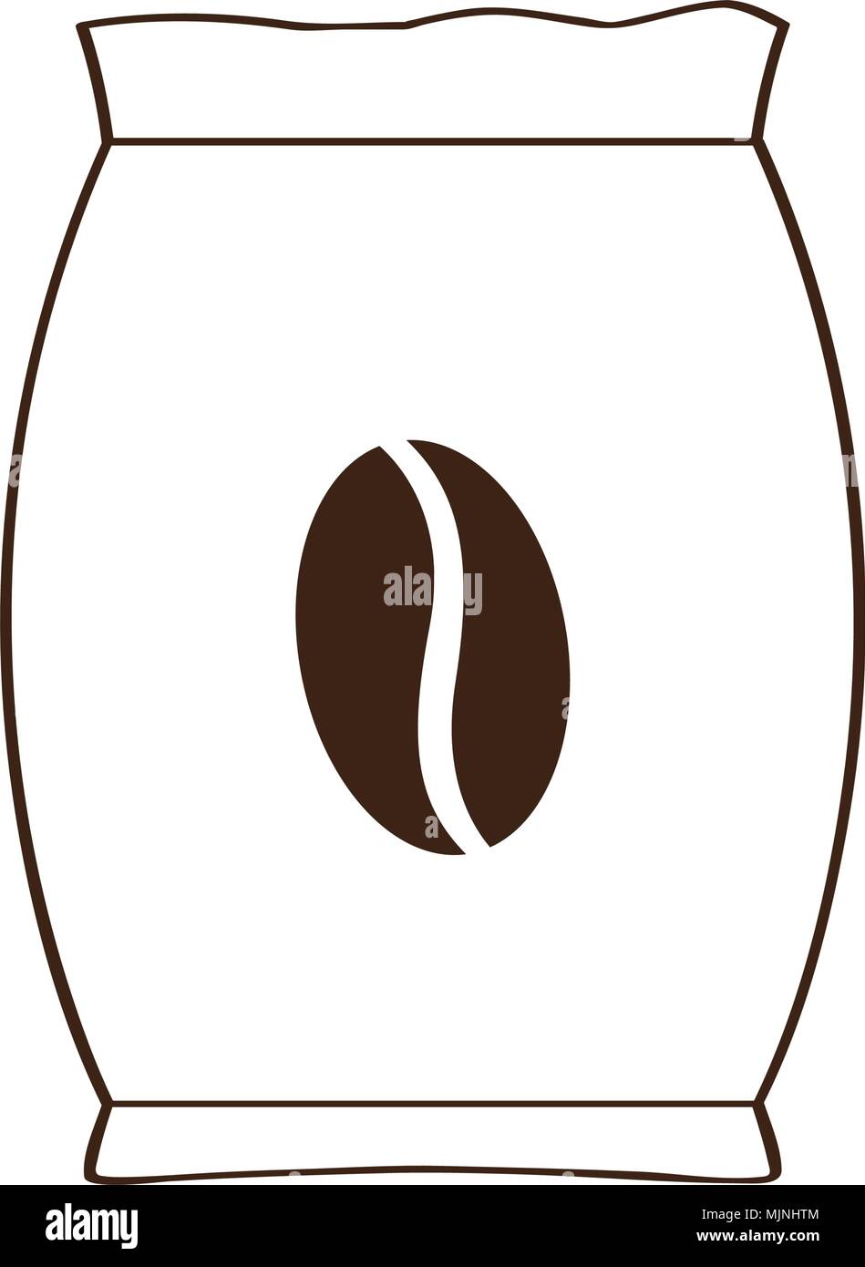 Bean sack Stock Vector Images - Alamy