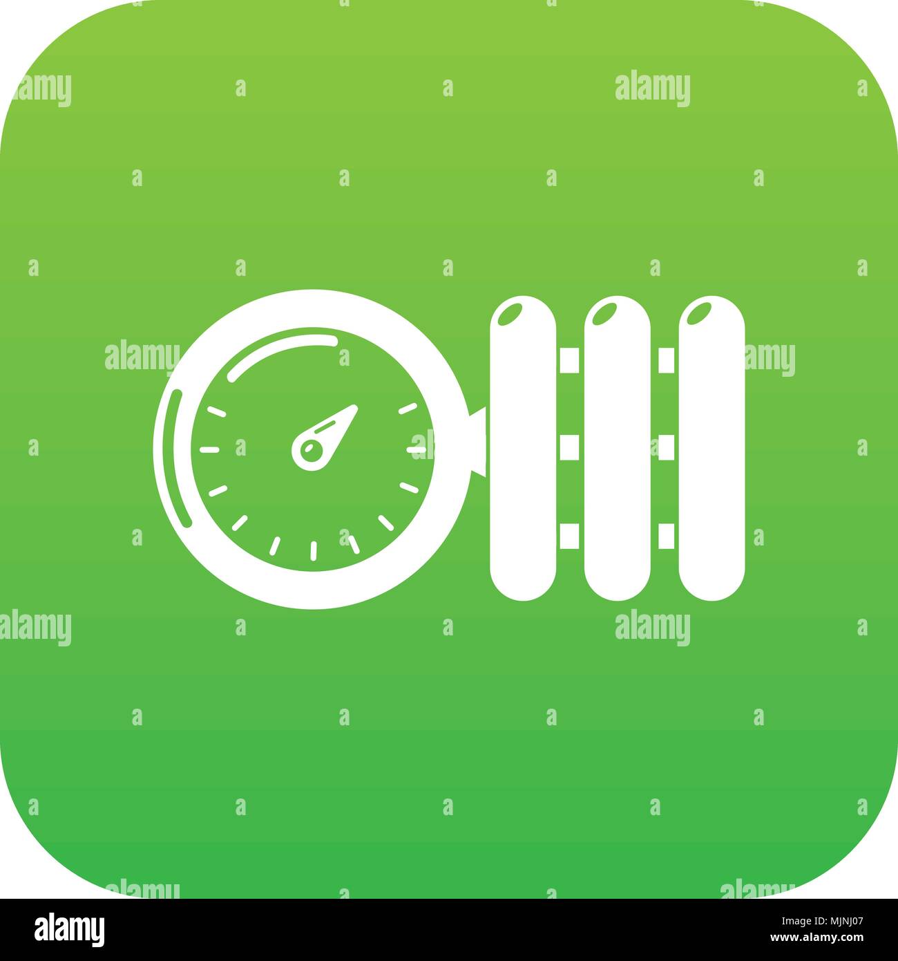 Manometer icon green vector Stock Vector Image & Art - Alamy