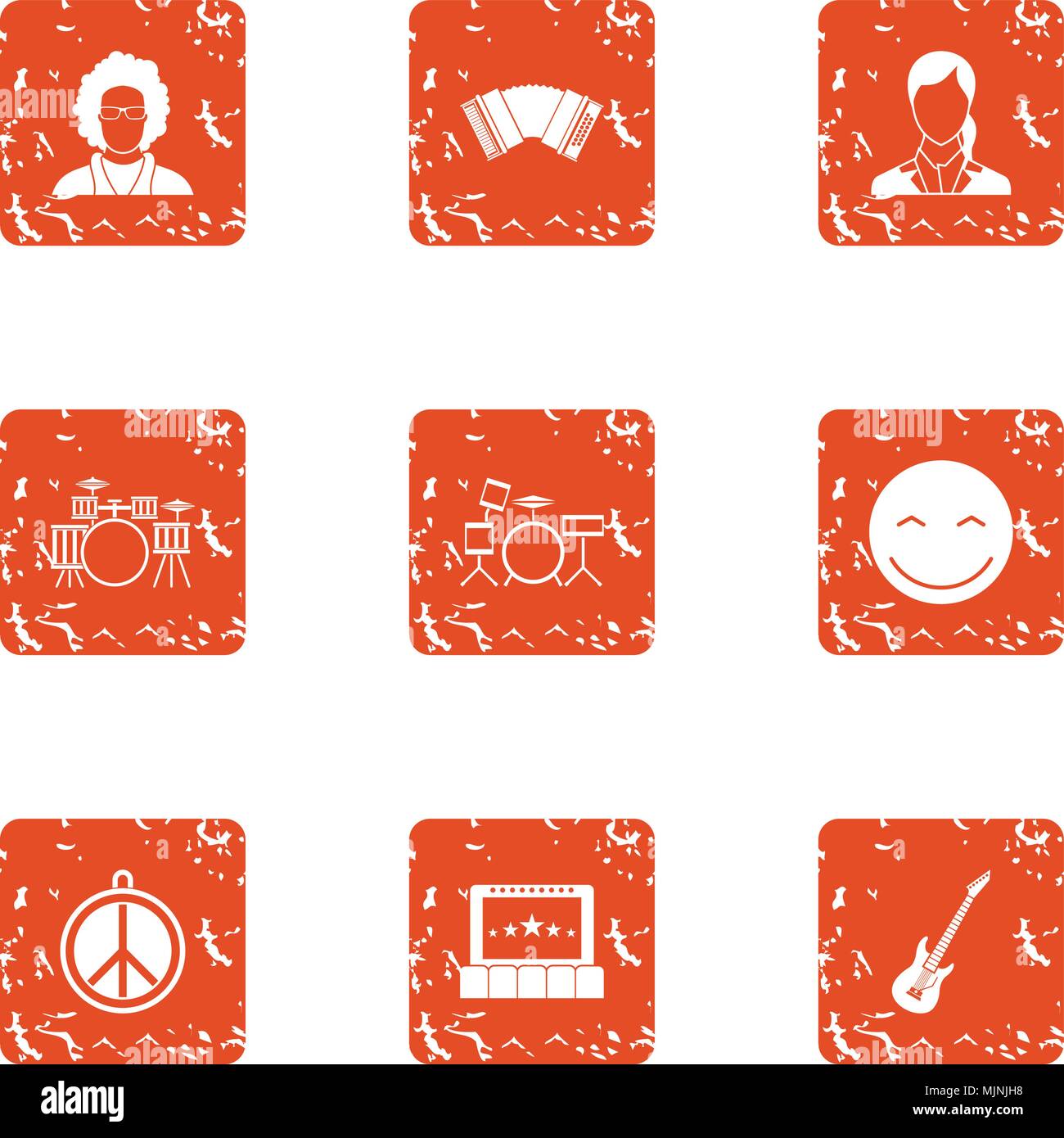 Hippy band Stock Vector Images - Alamy