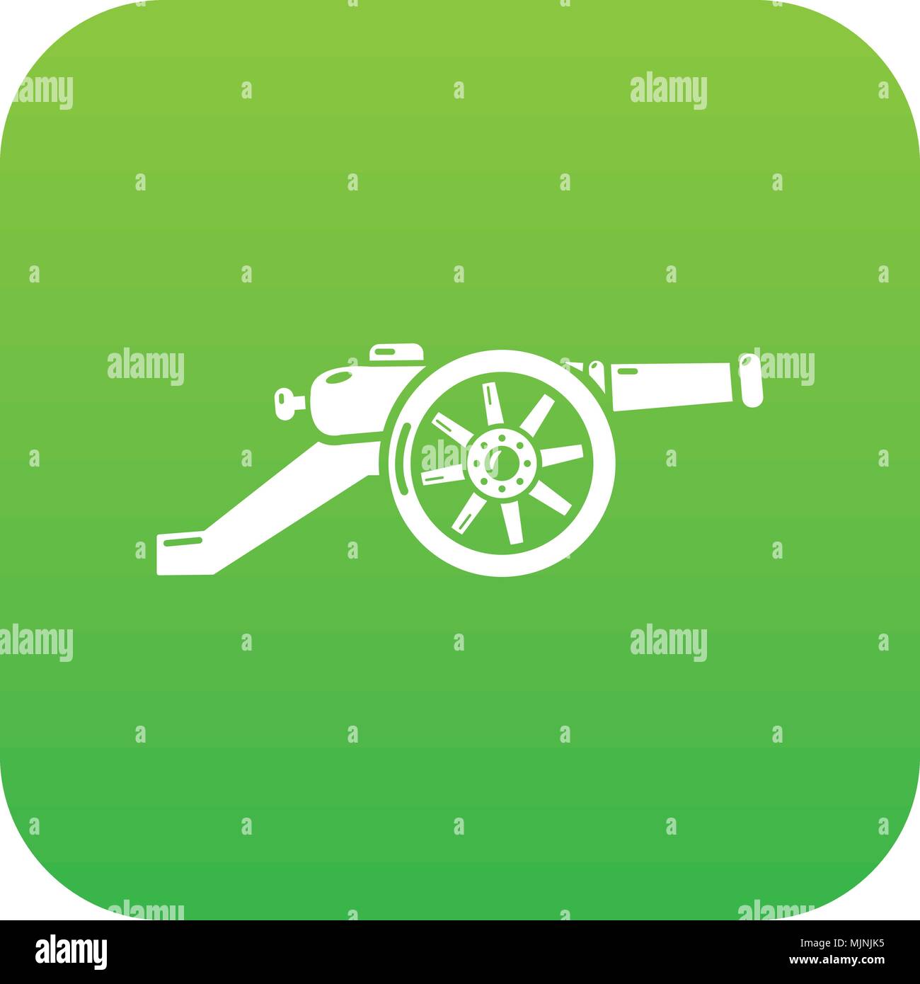 Automatic gun icon green vector Stock Vector Image & Art - Alamy