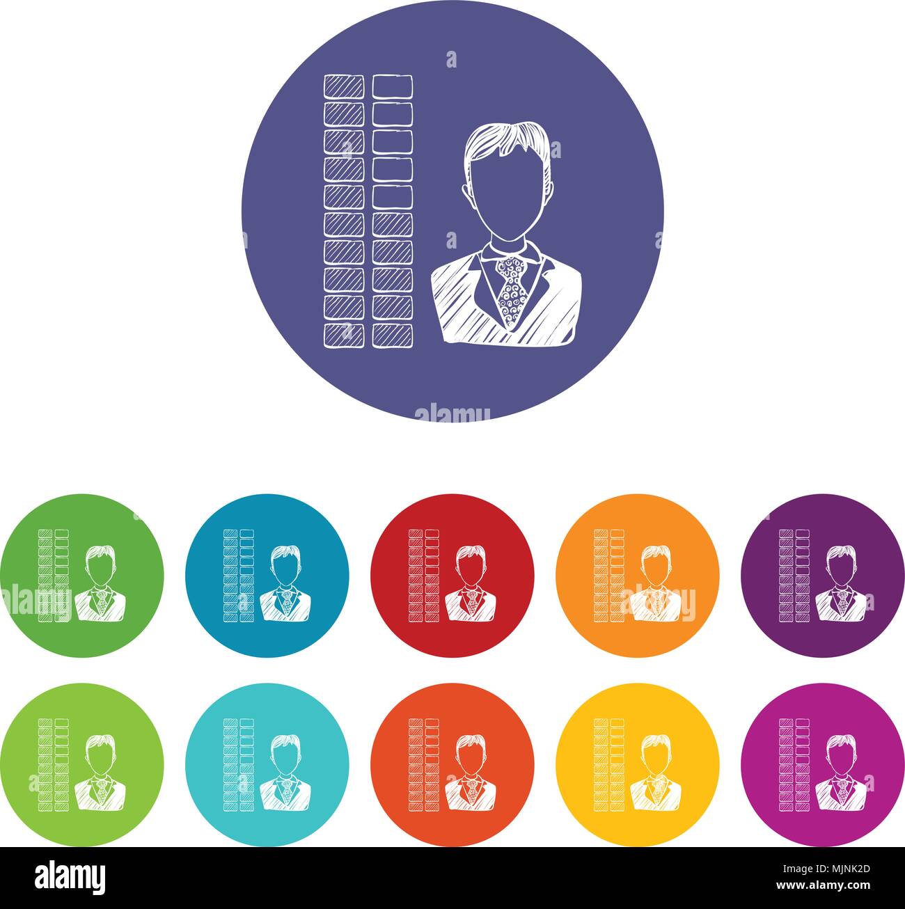 Business icon, hand drawn style Stock Vector Image & Art - Alamy