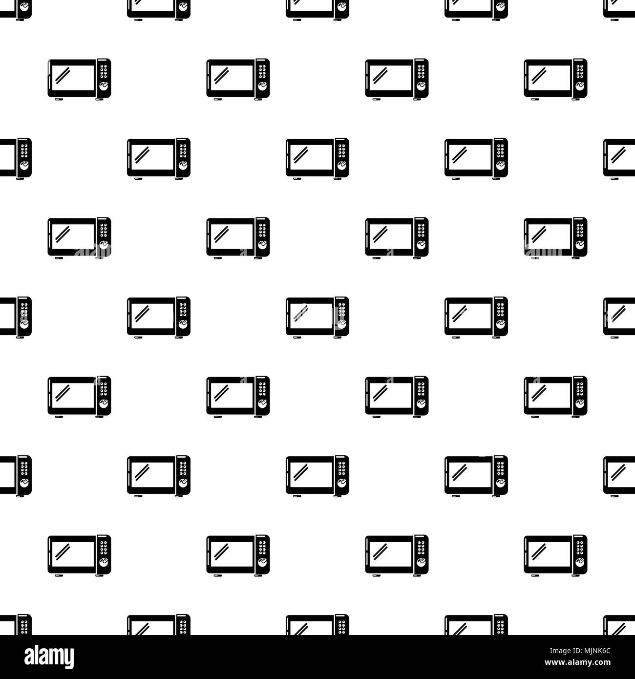 Microwave oven pattern vector seamless Stock Vector Image & Art - Alamy