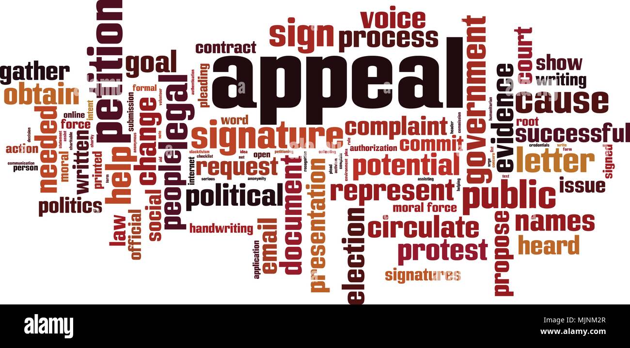 Appeal word cloud concept. Vector illustration Stock Vector Image & Art ...