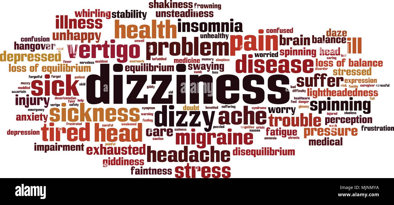 Dizziness vector vectors hi-res stock photography and images - Alamy