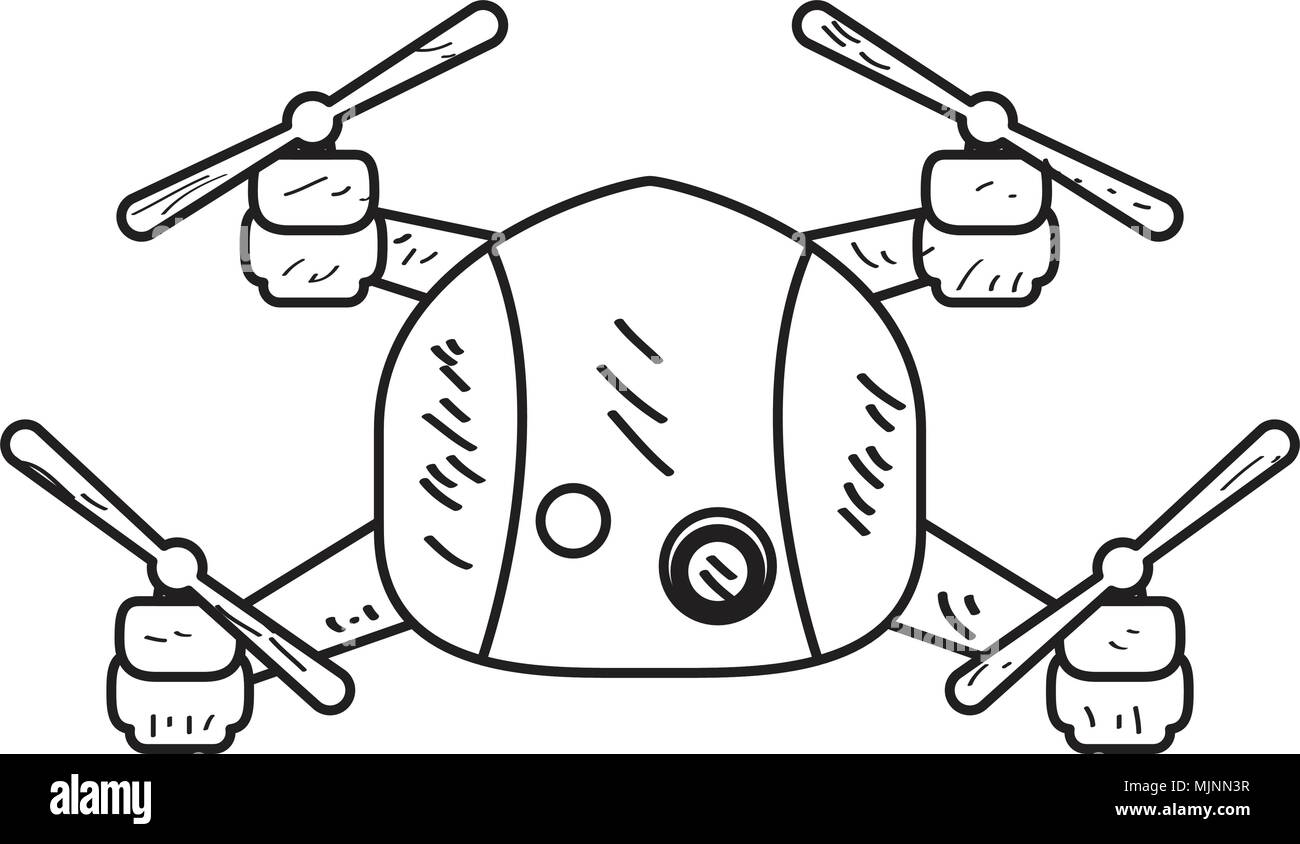 Drone toy sketch Stock Vector Image & Art - Alamy