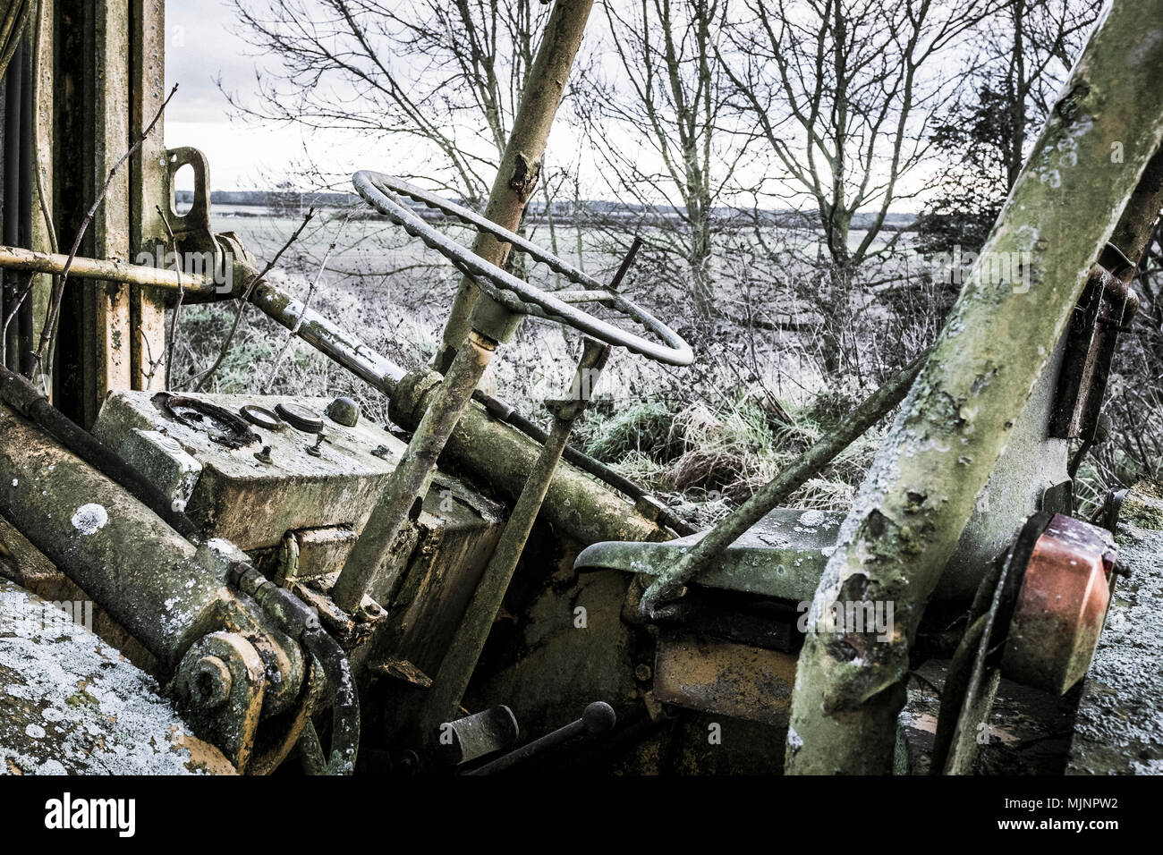 Broken down tractor hi-res stock photography and images - Alamy