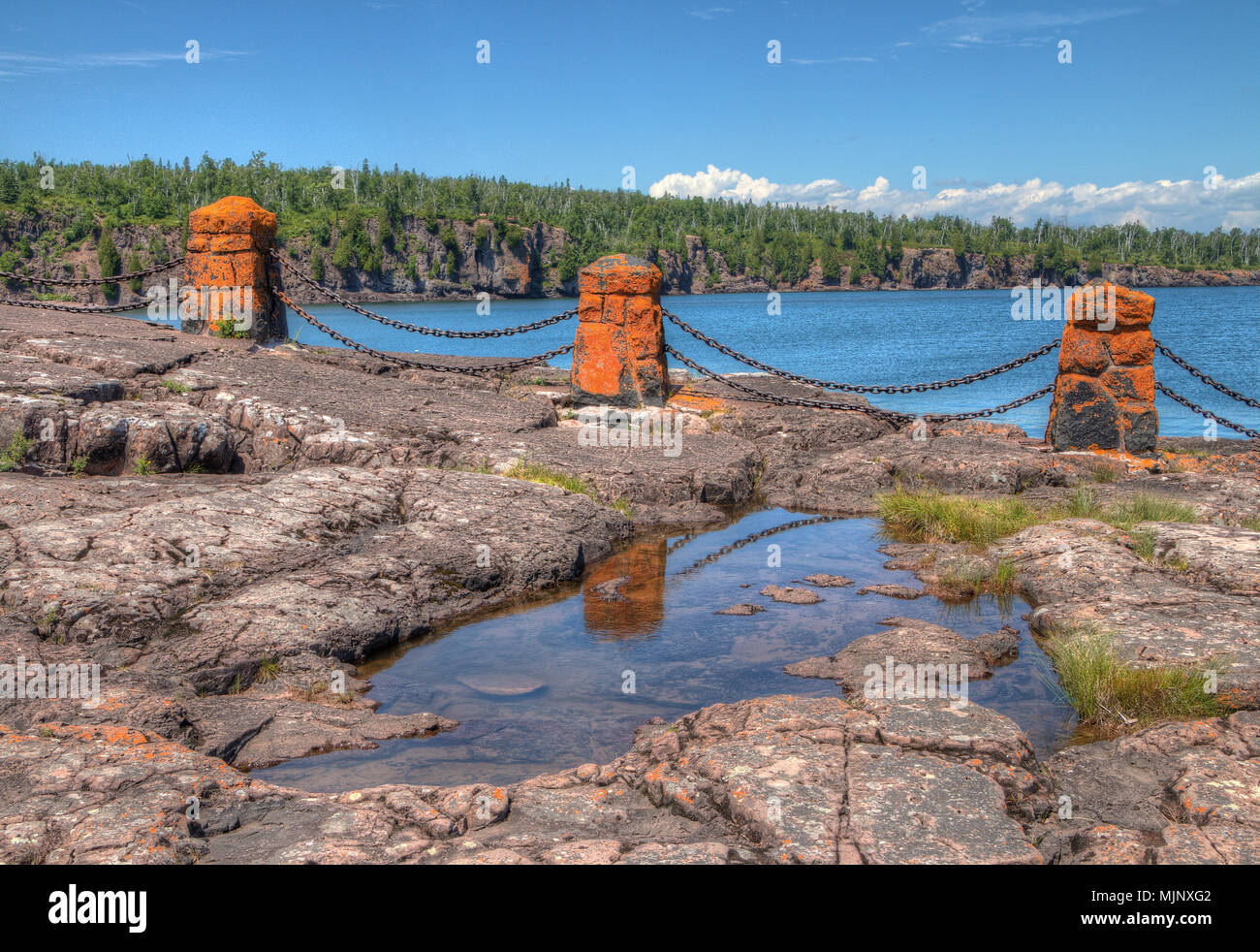 Gooseberry Falls State Park on Minnesota's North Shore of Lake Superior ...