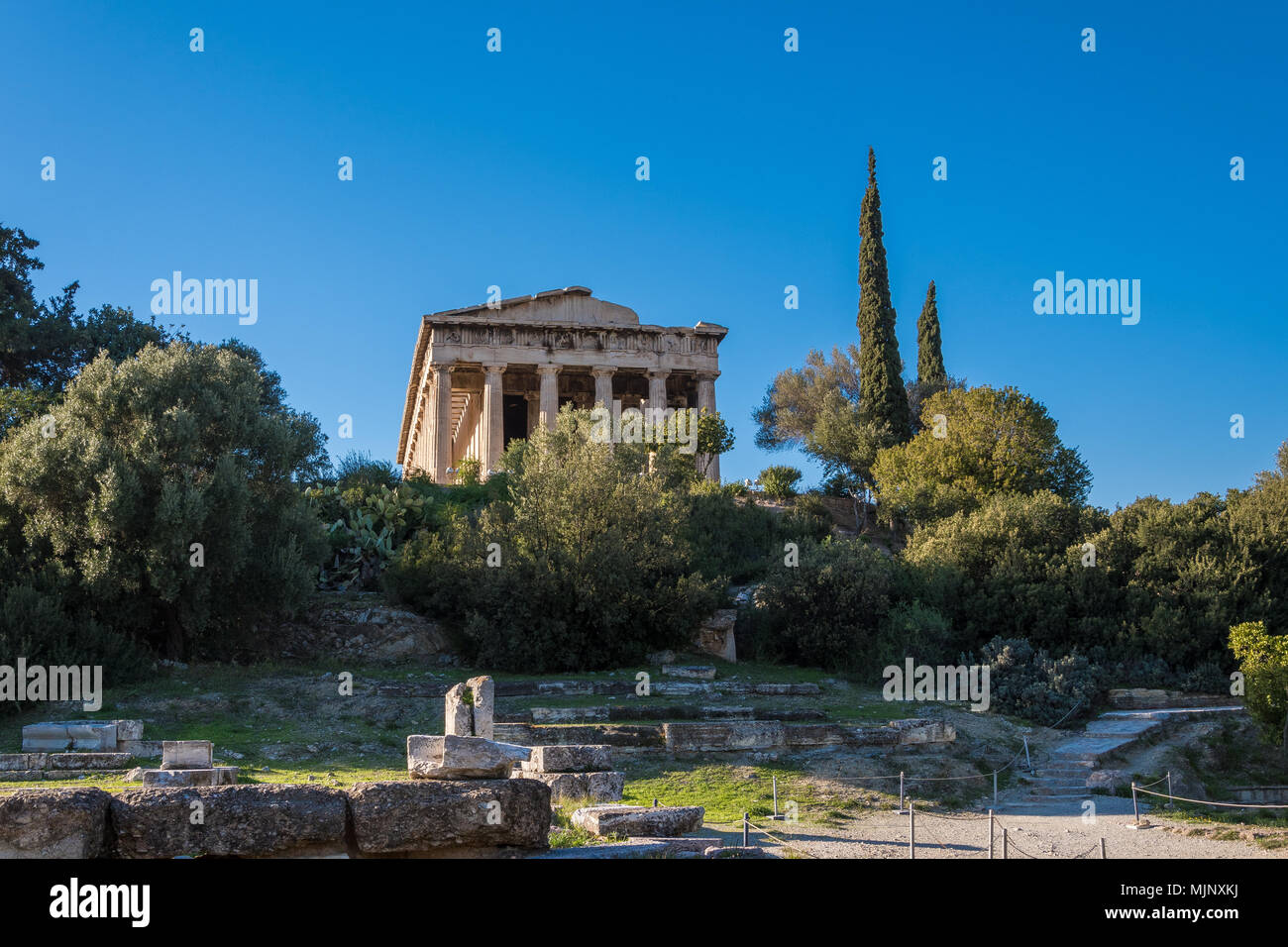 The Temple of Hephaestus or Hephaisteion is a well-preserved Greek ...