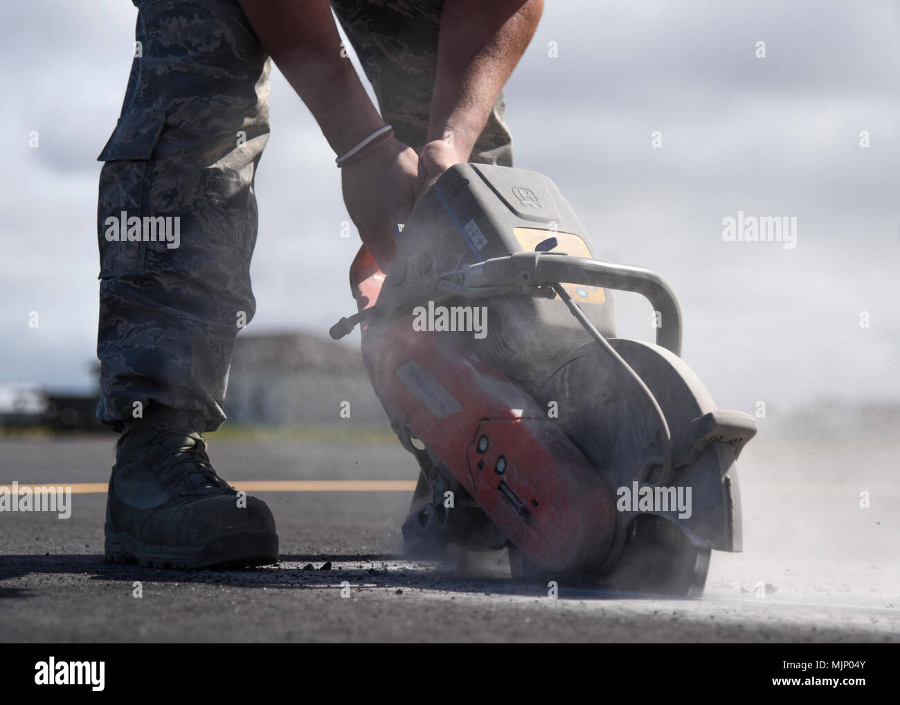 U.S. Air Force Staff Sgt. Trevor Harrison, 633rd Civil Engineer ...