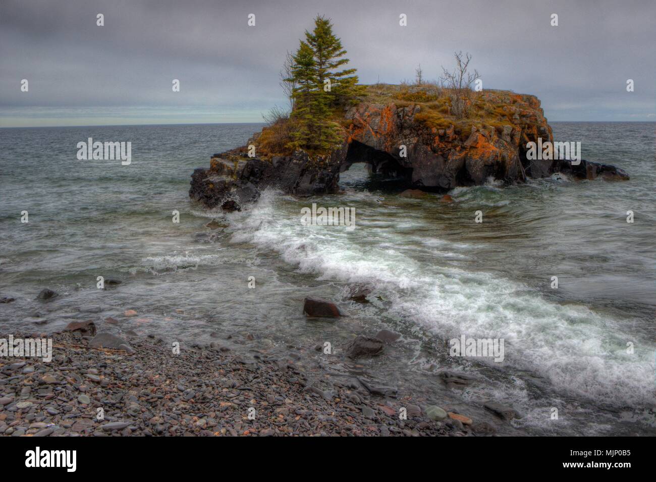 Grand Portage Indian Reservation on the Far North Corner of Minnesota ...
