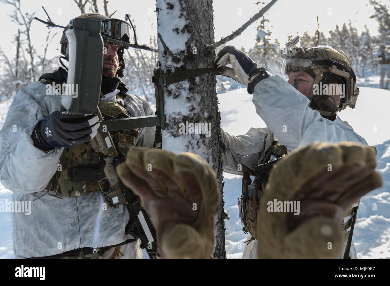 U.S. Airmen assigned to the 321st Special Tactics Squadron, 352nd ...
