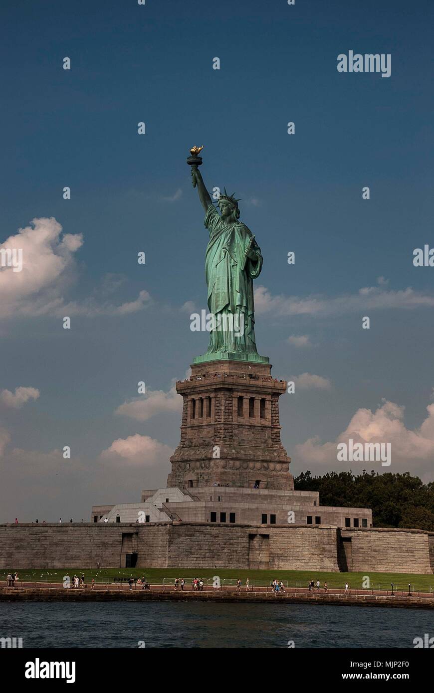 The Statue of Liberty on Liberty Island in New York Stock Photo - Alamy