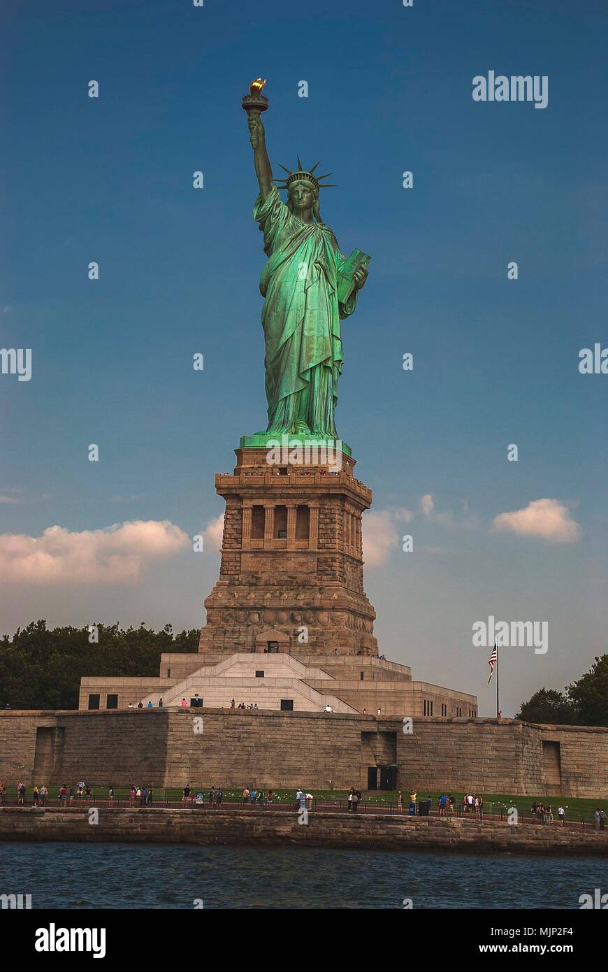 The Statue of Liberty on Liberty Island in New York Stock Photo - Alamy