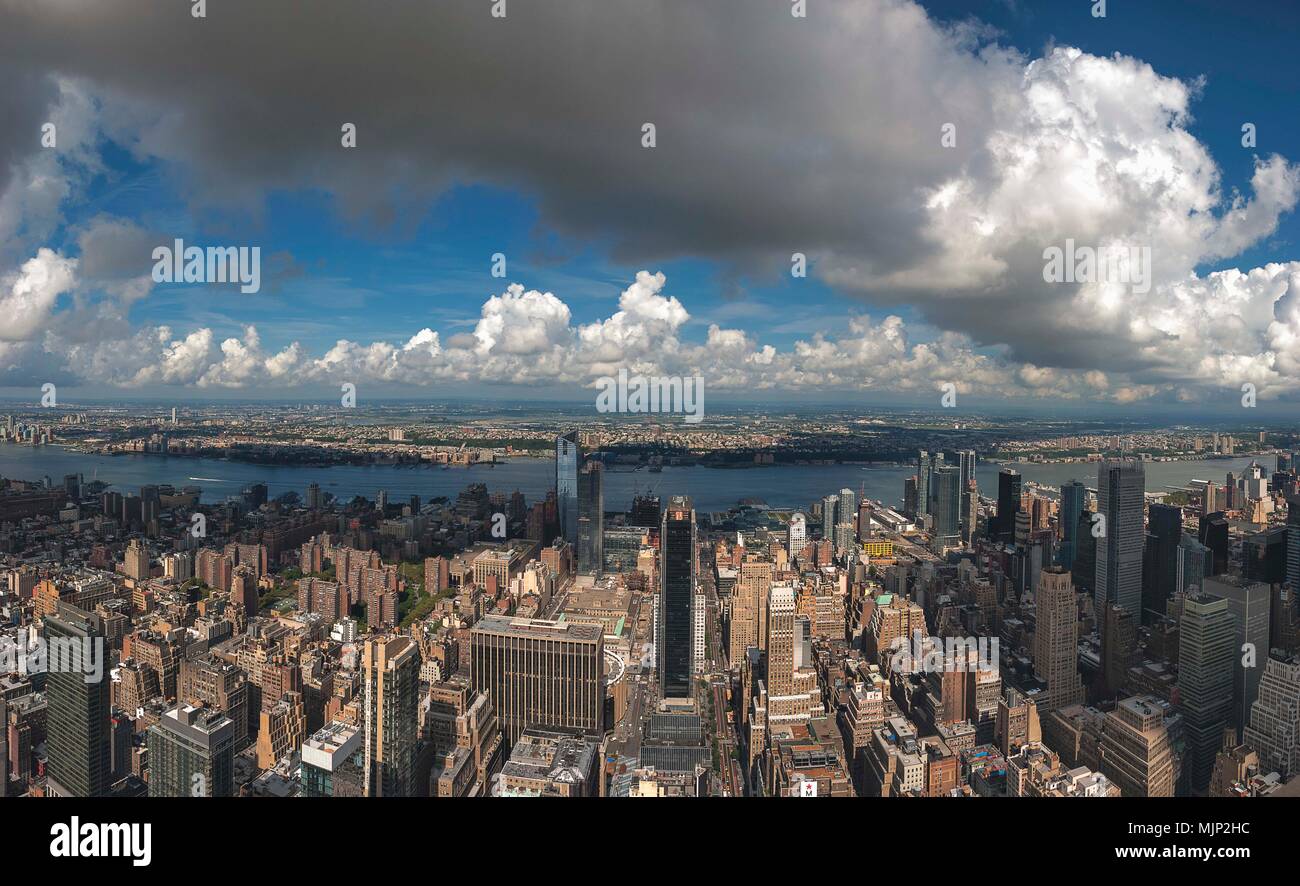 Downtown lower manhattan from above hi-res stock photography and images ...